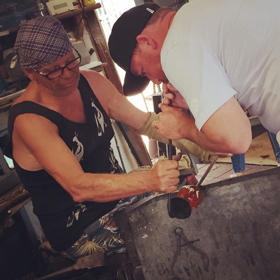 Melting Pot Glass Studio | Three generations in the studio